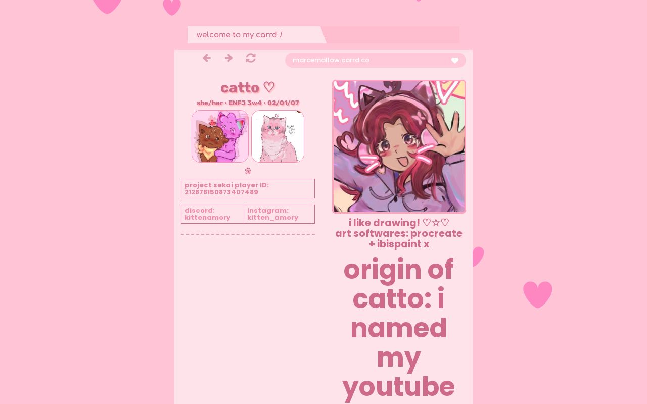 catto's carrd!